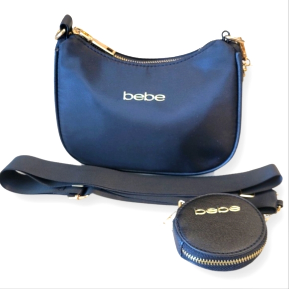 bebe | Bags | Bebe Nylon Crossbody With Coin Purse | Poshmark